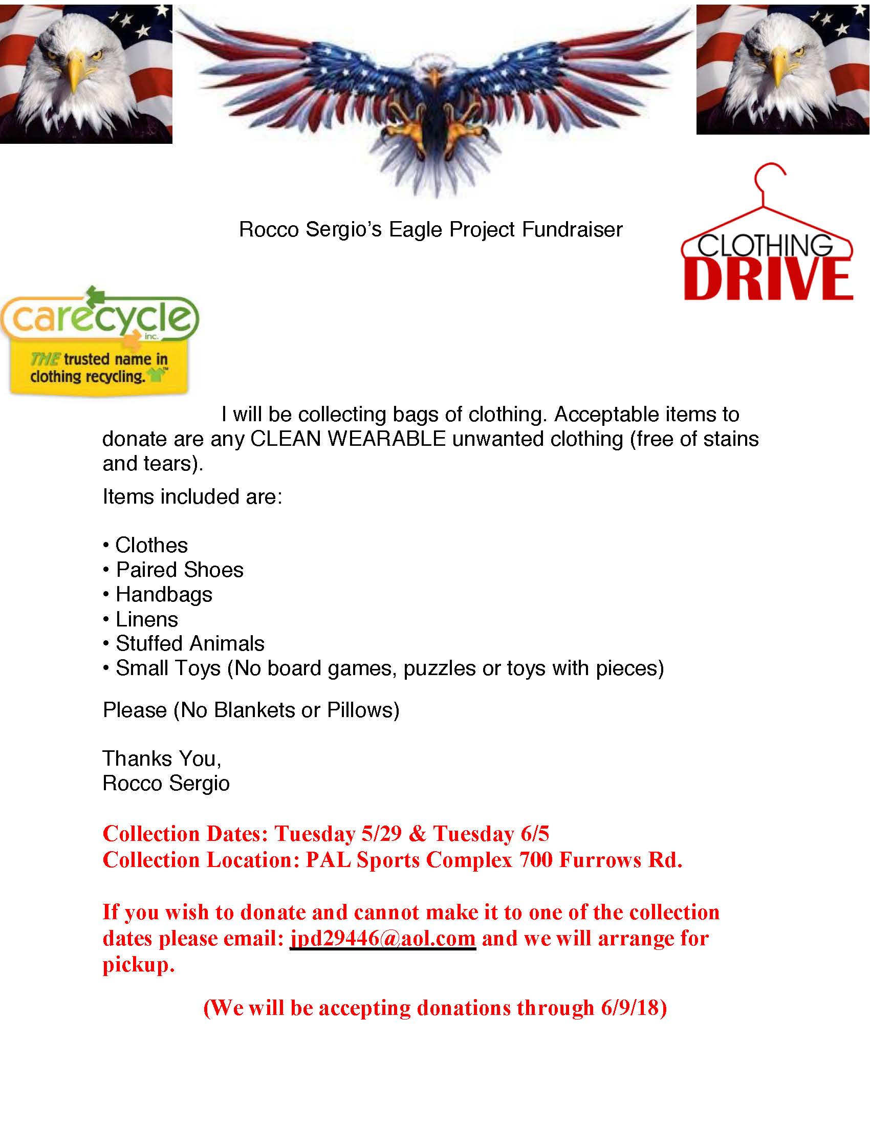DONATE Eagle Scout Project Fundraiser Sachem Report DONATE Eagle Scout Project Fundraiser Sachem Report